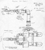 Victory Forge, 2 Burner Propane Gas Forge Plan Drawing | BK742