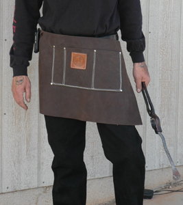 Pieh Blacksmith Lap Apron, Leather